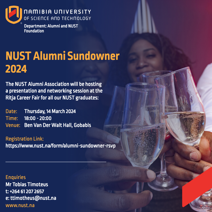 NUST Alumni Sundowner 2024 | Namibia University of Science and Technology